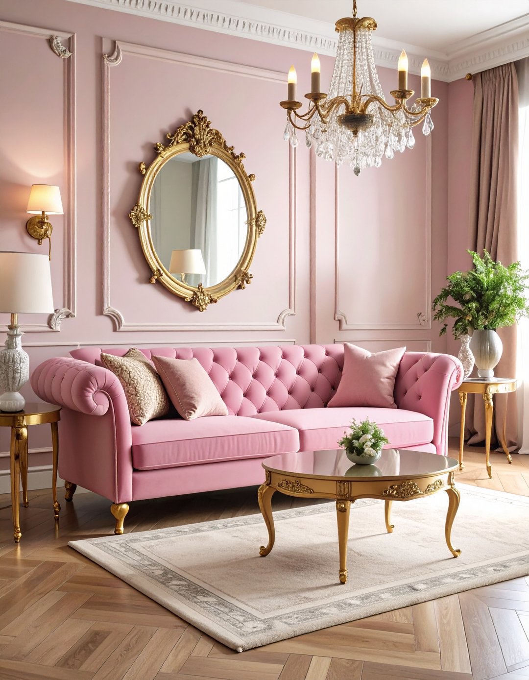 24 Pink Living Room Ideas for Bright, Cozy Gatherings - Too Much Time