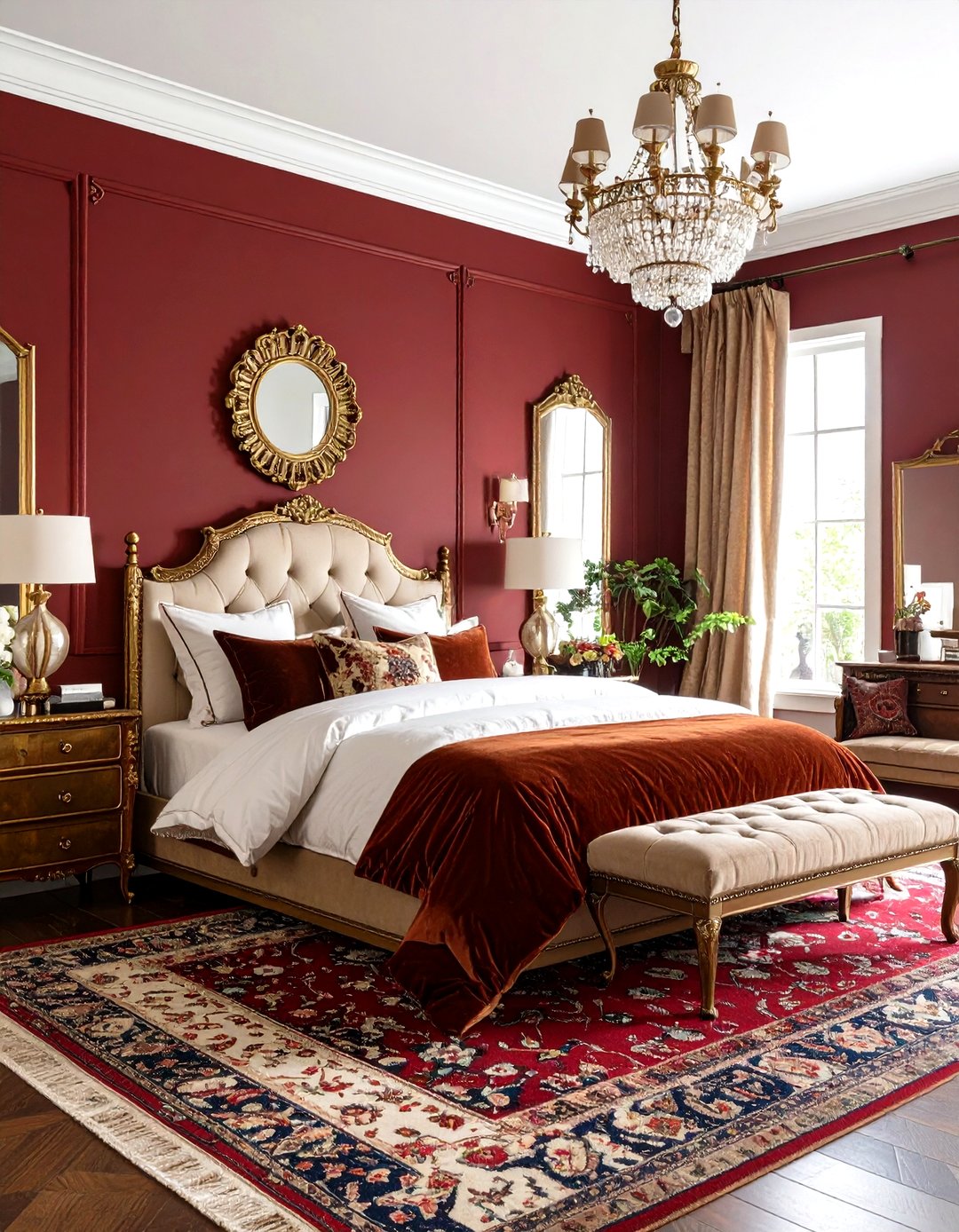 24 Rust Bedroom Ideas: Cozy, Worn-in Charm Cozy Details - Too Much Time