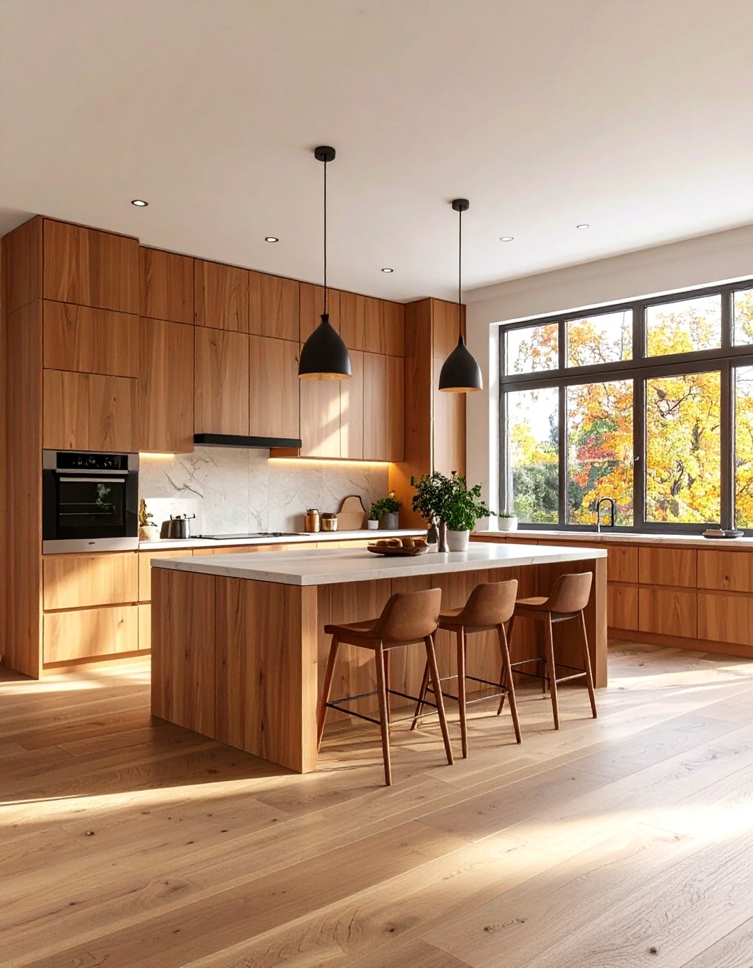 24 Brown Kitchen Ideas: Warm Wood Tones and Textures - Too Much Time