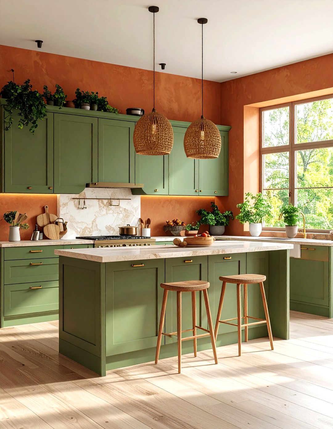 24 Cozy Kitchen Ideas Warm and Practical Storage - Too Much Time