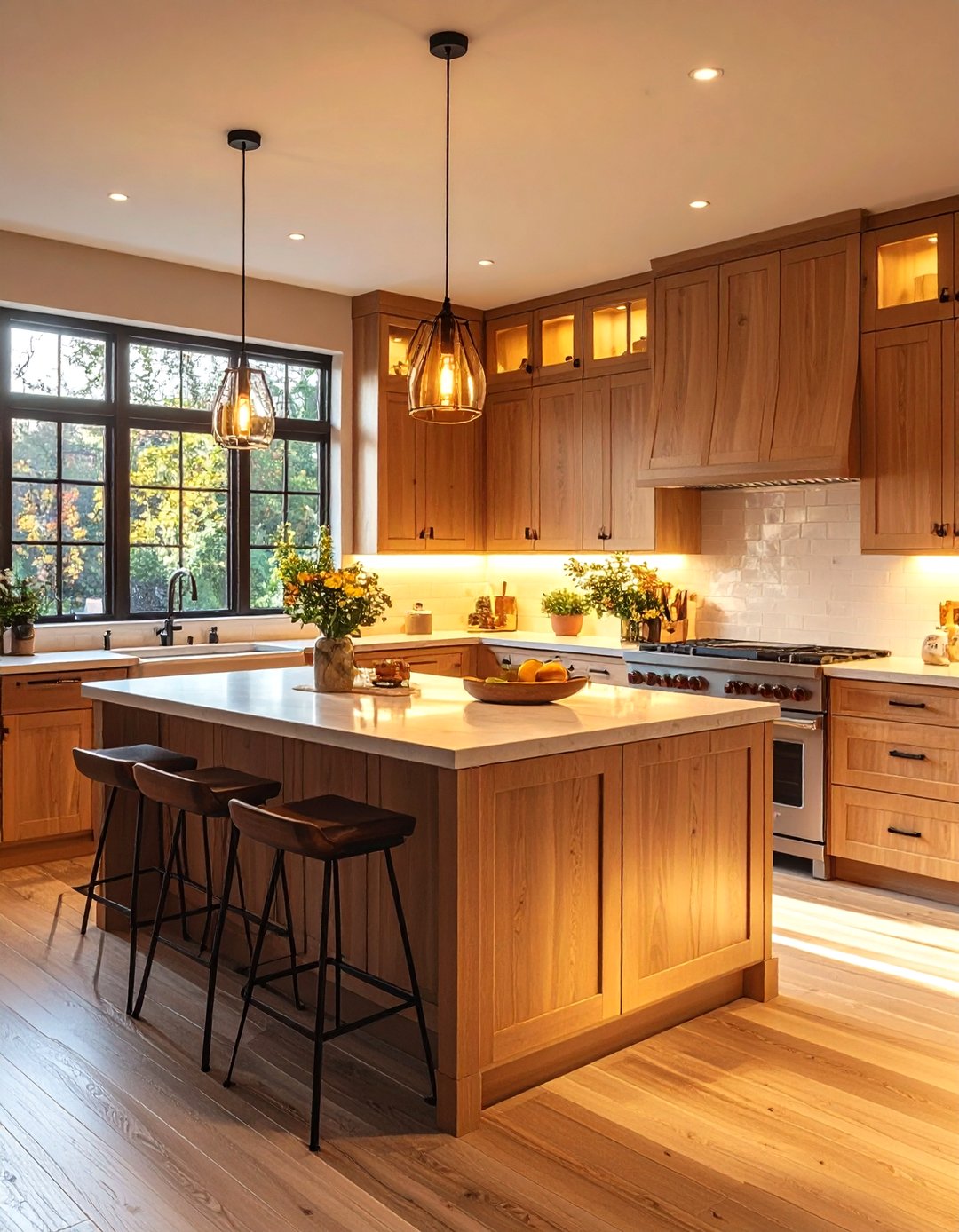24 Cozy Kitchen Ideas Warm and Practical Storage - Too Much Time