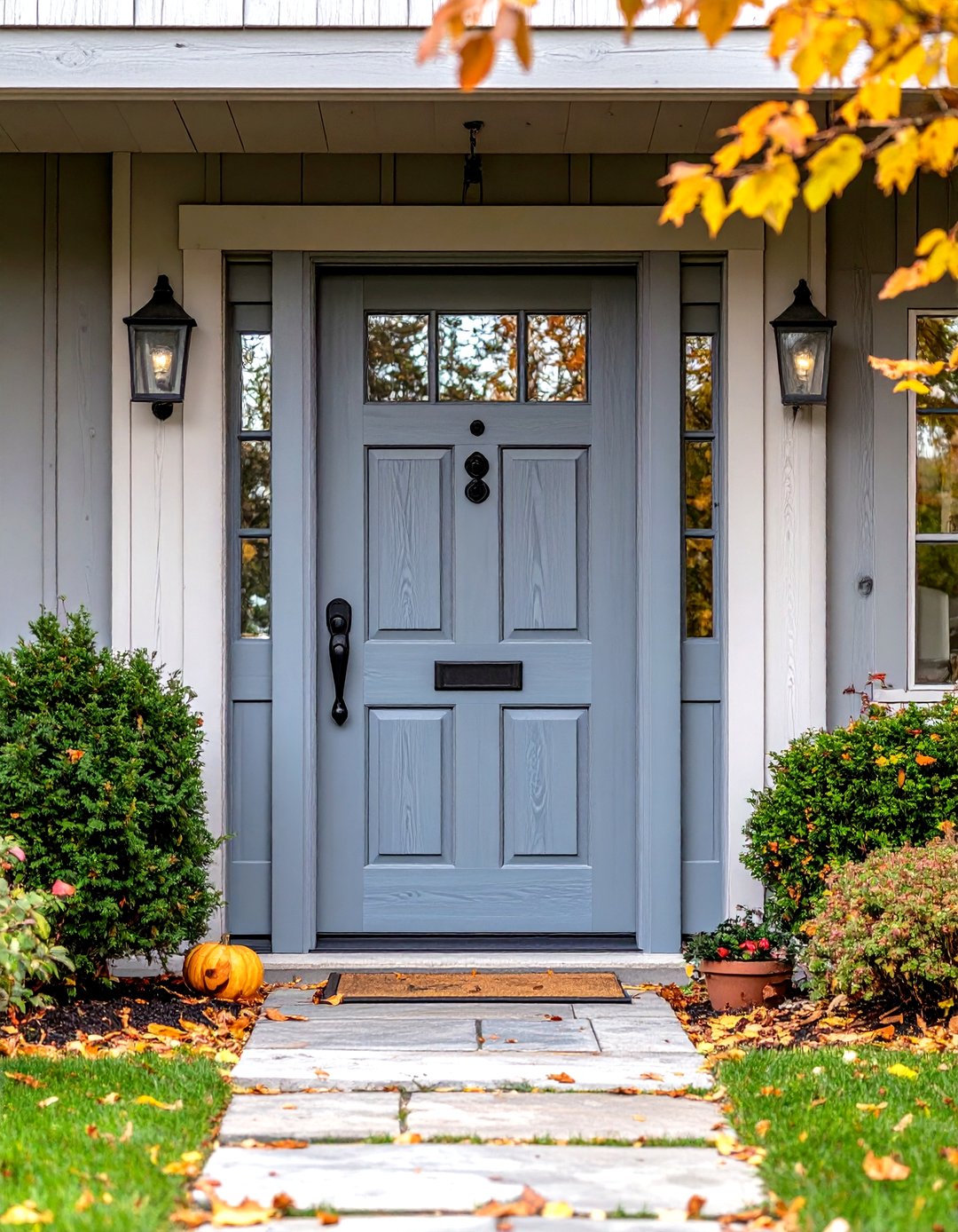 24 Grey Front Door Ideas: Welcoming Curb Appeal Today - Too Much Time