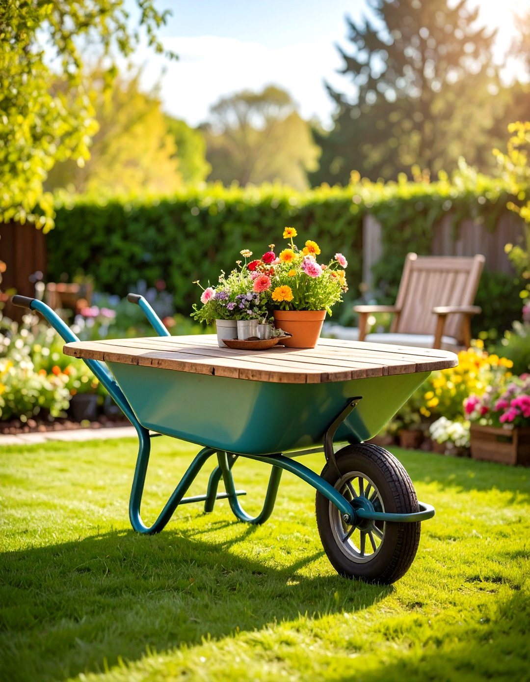 24 Old Wheelbarrow Ideas for Vibrant Garden Displays - Too Much Time