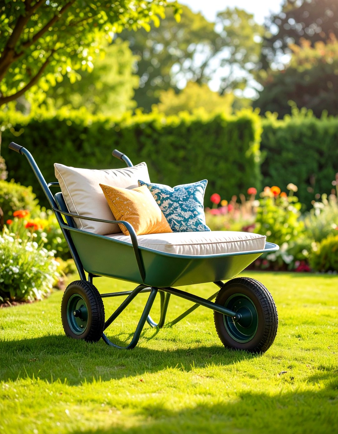 24 Old Wheelbarrow Ideas for Vibrant Garden Displays - Too Much Time