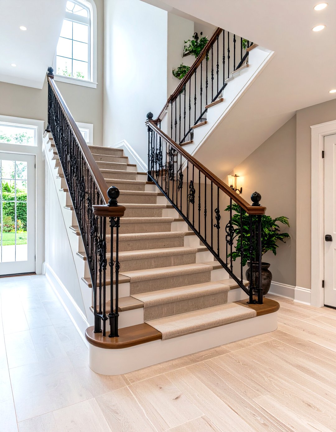 24 White Oak Staircase Ideas to Elevate Entryways Now - Too Much Time