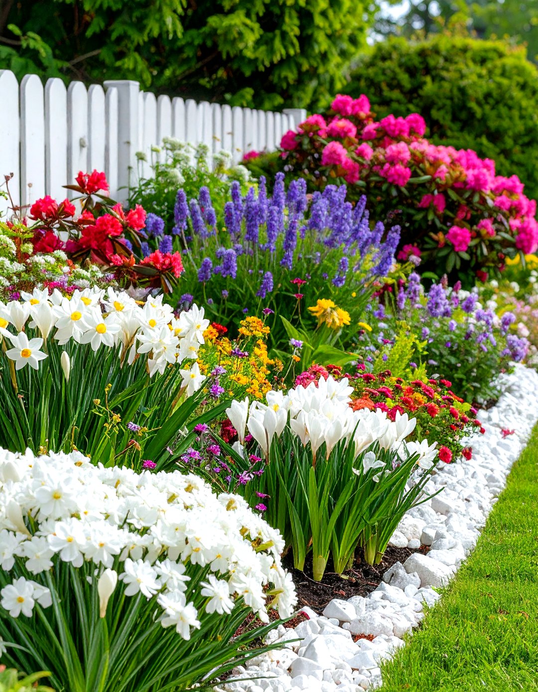 24 White Garden Design Ideas - Too Much Time
