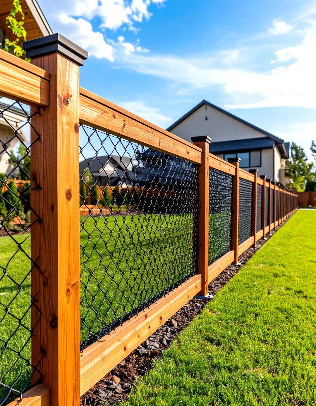 24 Metal and Wood Fence Ideas for Durable, Stylish Boundaries - Too ...