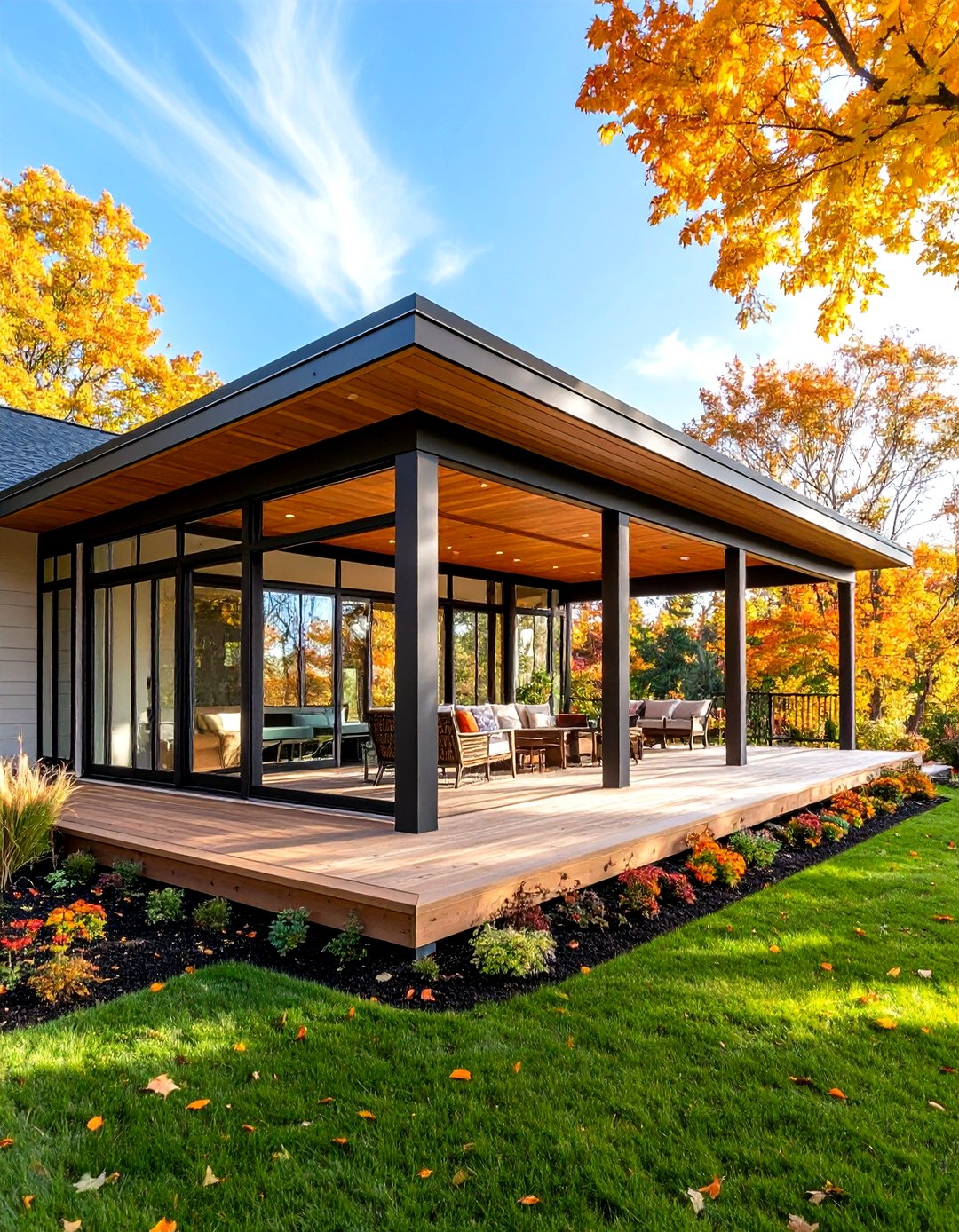 24 Glass Porch Design Ideas: for Chic Outdoor Livability - Too Much Time