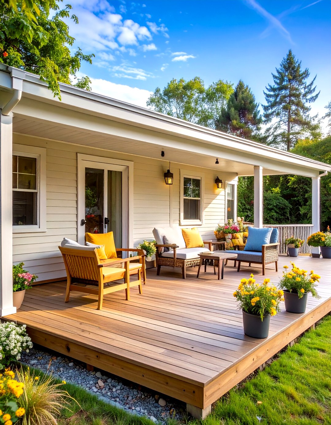 24 Mobile Home Porch Ideas: Cozy, Practical Details - Too Much Time