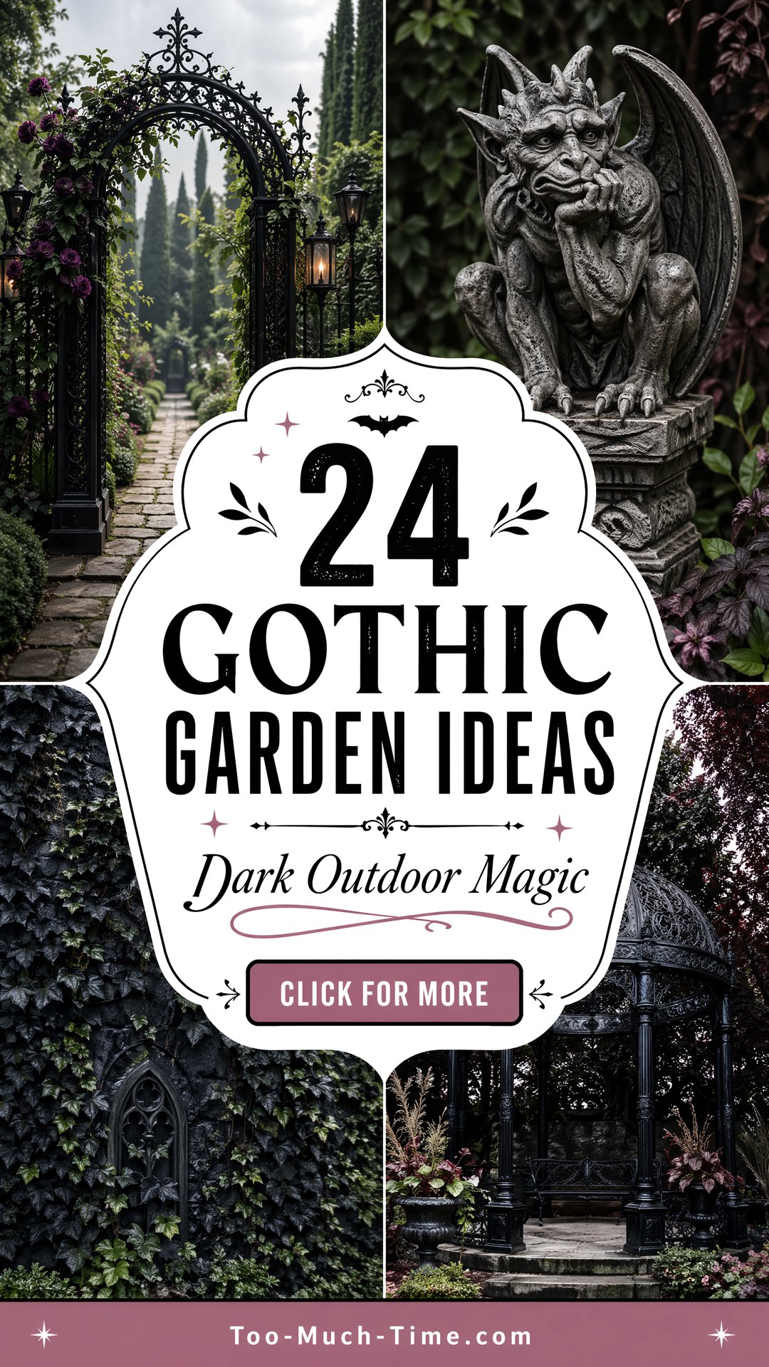 24 Gothic Garden Ideas: Creative Outdoor Garden Ideas - Too Much Time