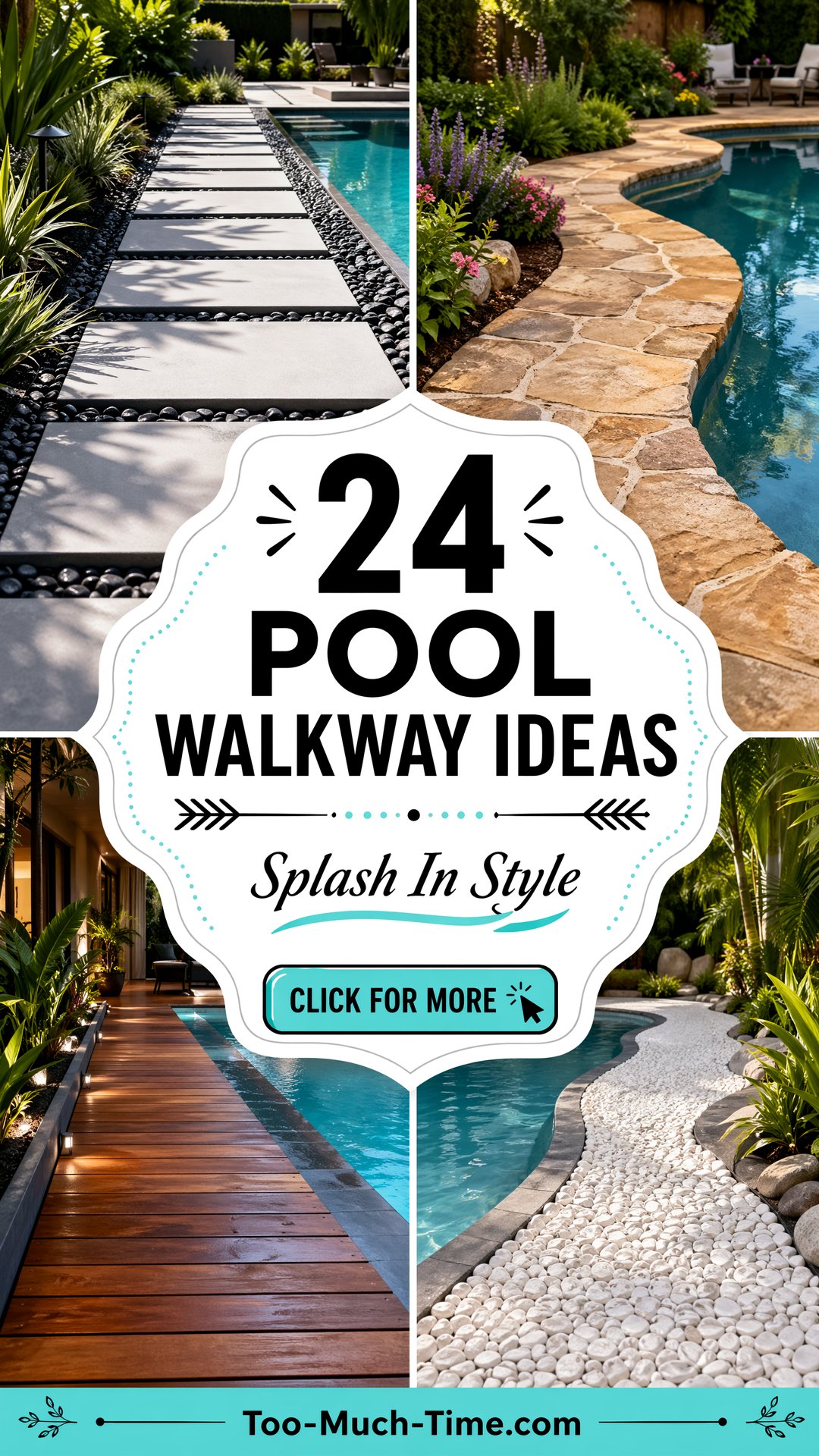 24 Pool Walkway Ideas: Stylish Paths for Outdoor Flair - Too Much Time
