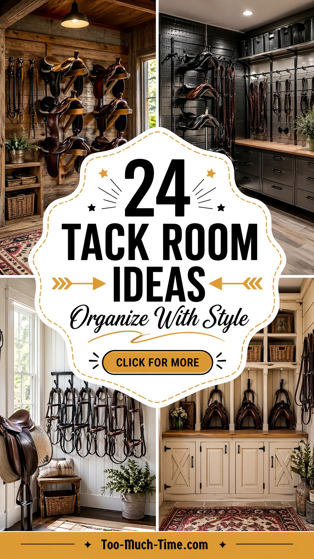 24 Tack Room Ideas for Efficient Organization and Style - Too Much Time